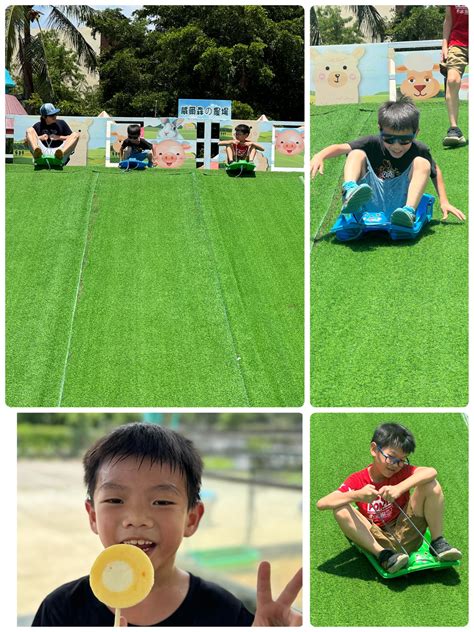 大手牽小手的世界 🫧台中慢遊☀️ 雖然沒吃到網美餐廳，但看著孩子流汗、開心表情也很棒😎