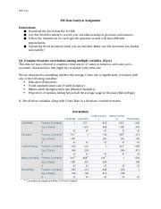 M6 PSY513 FALL2023 Docx PSY 513 M6 Data Analysis Assignment