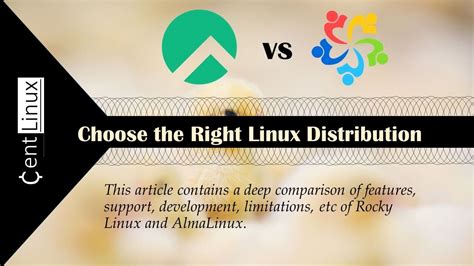 Rocky Linux Vs Almalinux Choose The Right Distribution Centlinux
