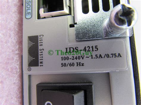 Cisco Ids 4215 Sensor 4 Port Ethernet 80 Mbps Sensing 10100base Tx For