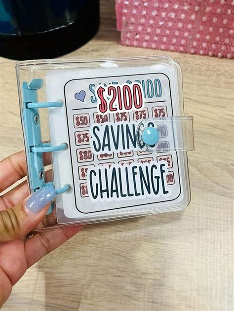1pc 2 100 Savings Challenge Creative Savings Challenge Binder Money