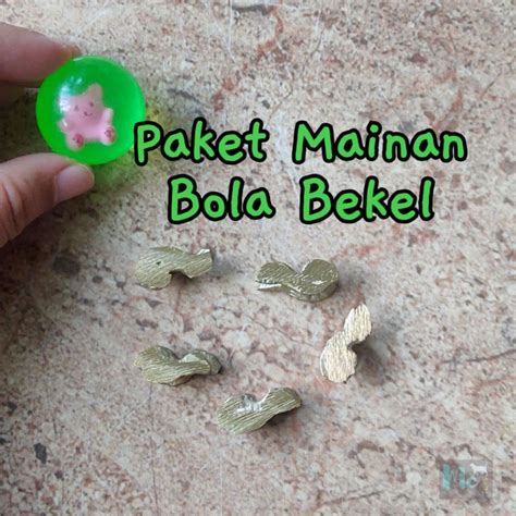 Jual Paket Mainan Bola Bekel Bola Dan 5 Biji Bekel Shopee Indonesia