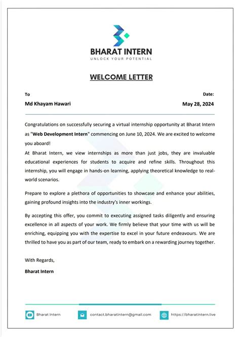 Muhammad Khayam Hawari On Linkedin Internship Internship