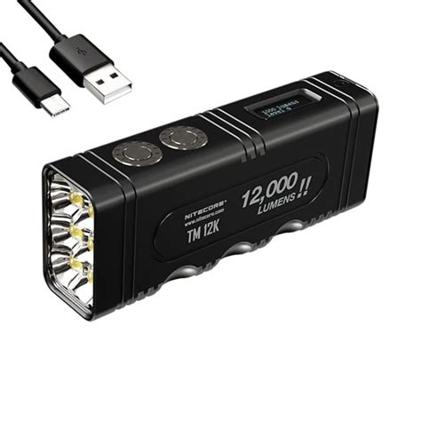 Nitecore Tm12k 12000 Lumen Rechargeable Flashlight Discounts For