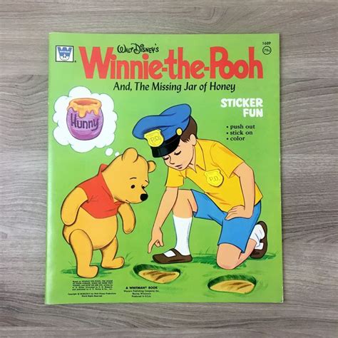 Walt Disney S Winnie The Pooh And The Missing Jar Of Honey Sticker Fun