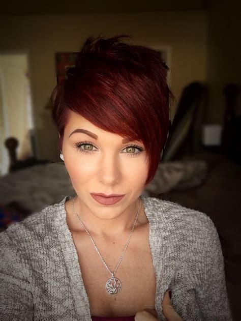 13 Red Violet Pixie Cut Short Hair Color Ideas Short Locks Hub