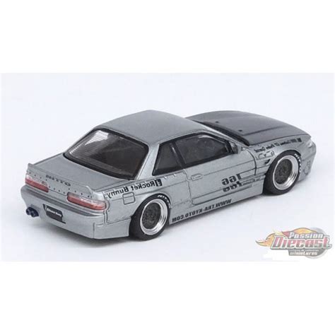 Nissan Silvia S13 V1 Pandem Rocket Bunny Silver Inno 64 164