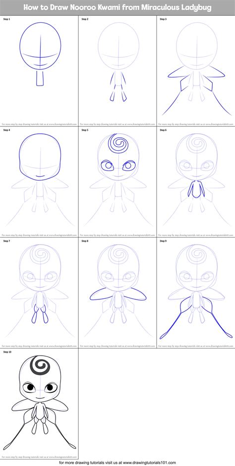 How To Draw Nooroo Kwami From Miraculous Ladybug Miraculous Ladybug
