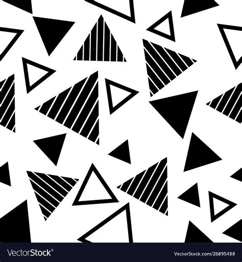 Geometric Triangle Pattern Vector