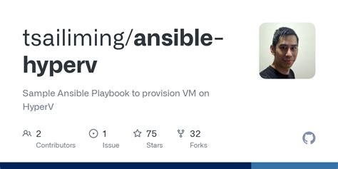 github tsailiming ansible hyperv sample ansible playbook to