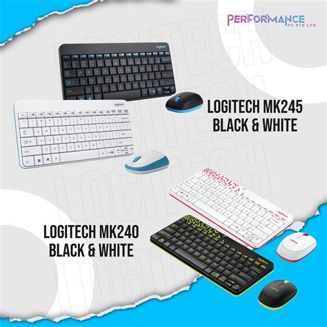 Logitech Mk240 Mk 240 Mk245 Mk 245 Wireless Keyboard And Mouse Combo 1