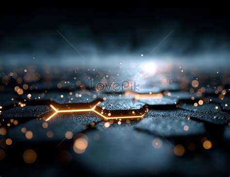 미래의 기술 개념 디지털 라인