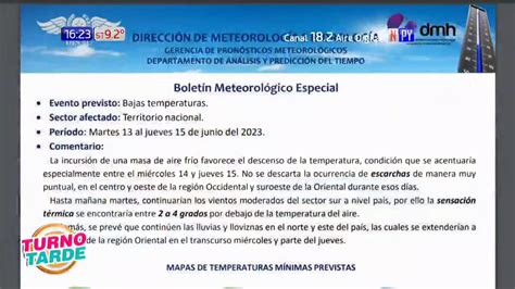 Npy Oficial On Twitter ⚠️ Atención Boletín Meteorológico ️ Al