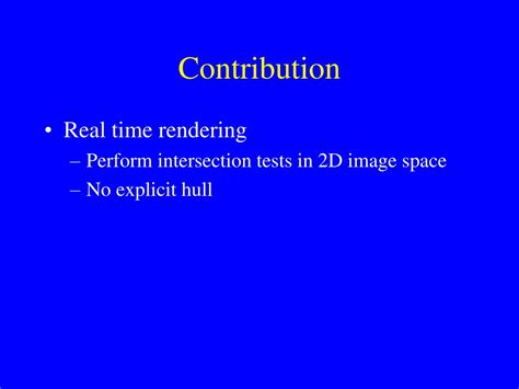 Ppt Image Based Visual Hulls Powerpoint Presentation Free Download