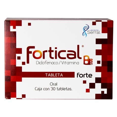 Fortical Diclofenaco Vitamina B1 B6 Y B12 Medymas