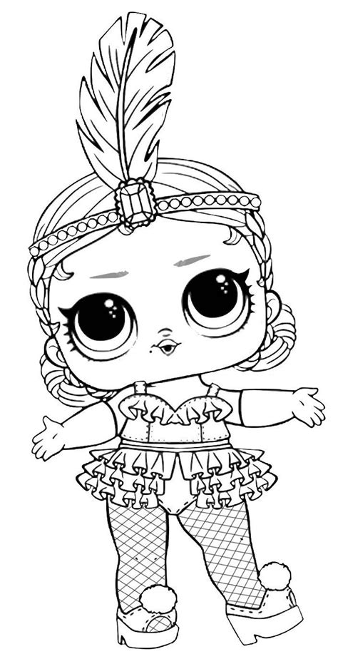 Dessin Poupeé Lol A Imprimer Coloriage Poupee Lol Surprise Doll Sis