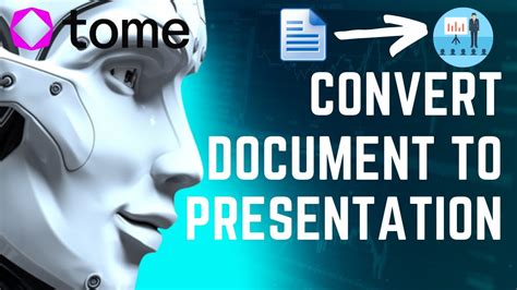 Turn Document To Presentation Tome Ai YouTube