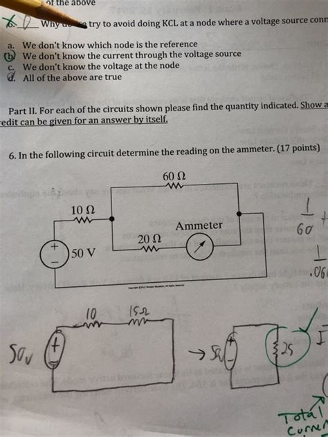 solved f the above try to avoid doing kcl at a node where a