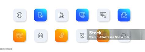 Incorrect Data Flat Color Wrong Information Icons Vector Icons Stock