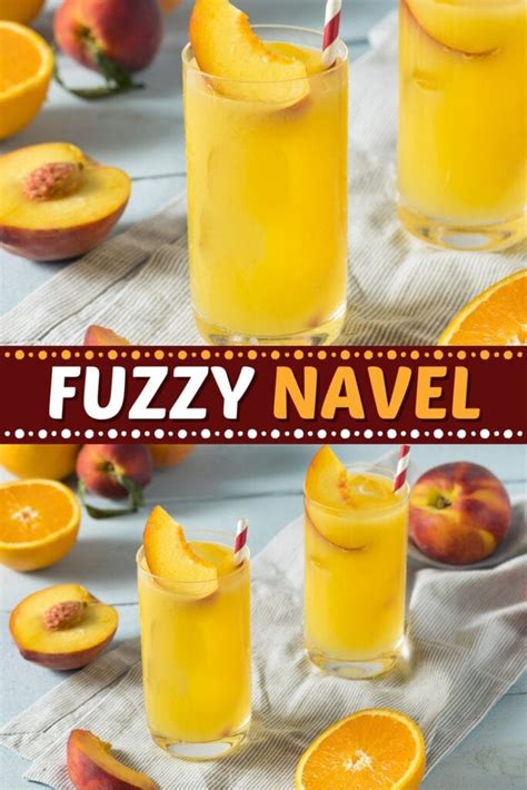 Fuzzy Navel Cocktail Recipe Insanely Good