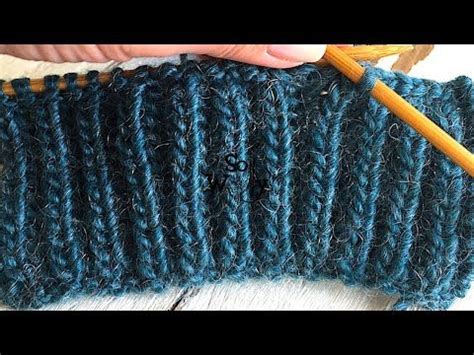 How To Knit The Fisherman S Rib Using Knit Stitches Only No Purling
