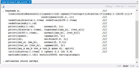 In The Spotlight Bayesian Irt4pl Model Stata News