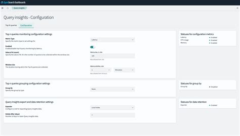 Whats New In Opensearch Query Insights Advanced Grouping Dashboards And Historical Analysis