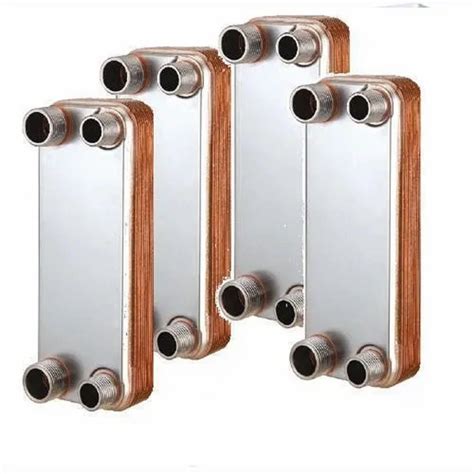 Copper Brazed Plate Heat Exchanger For HVAC And Refrigerator KW At Unit In Vadodara
