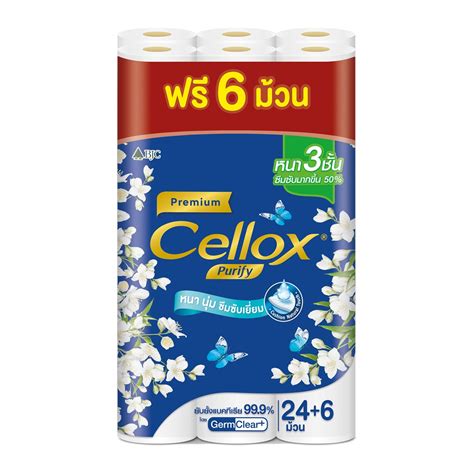 เซลล็อกซ์ พรีเมียม กระดาษทิชชู แบบม้วน แพ็ค 24 Big C Online