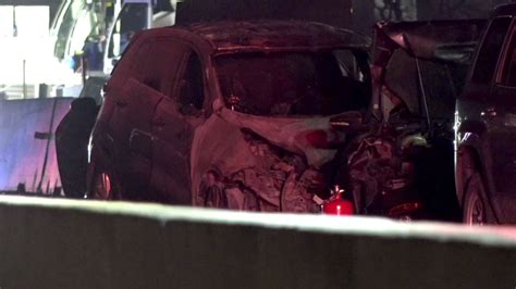 Fiery 4 Car Crash In Bedford Sends 2 To Hospital Nbc 5 Dallas Fort Worth