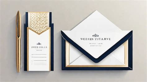 Premium Photo Elegant And Personalized Wedding Stationery