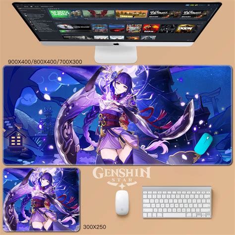 Genshin Impact Mouse Pad Raiden Shogun Genshin Star