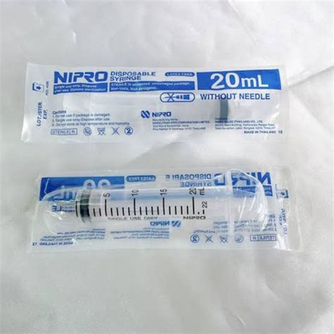 Nipro Terumo ไซริงค์ป้อนอาหารหรือยา กระบอกฟีด ล้างจมูก 20ml 10ml