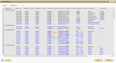 Audit Trail Report