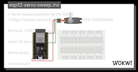 Esp32 Servo Sweep Ino Copy Wokwi ESP32 STM32 Arduino Simulator