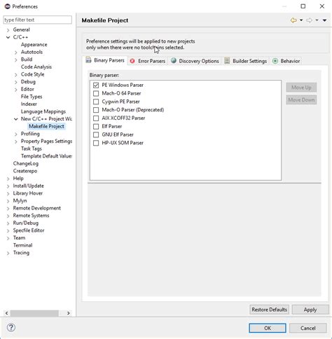 Install Eclipse CDT