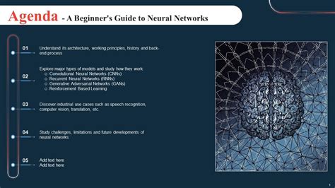 Agenda A Beginners Guide To Neural Networks AI SS PPT Example