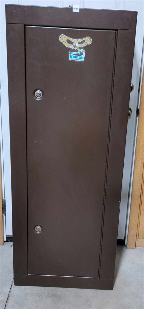 Homak Home Security Gun Cabinet W Key