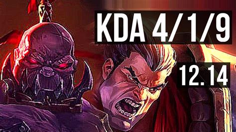 Sion Vs Darius Top 419 900k Mastery 300 Games Euw Master