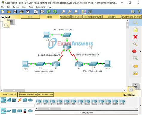 Packet Tracer Configuring Ipv Static And Default Routes