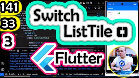 33 ٍswitchlisttile flutter course 2024 youtube