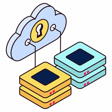 Cloud Data Secure Protection Shield Icon Download On Iconfinder