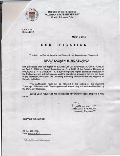 School Attested Documents And Certificate Pdf