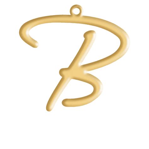 Cursive Initial Necklace Cursive Initial Necklace