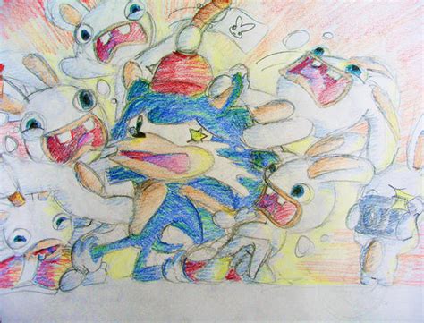 Sonic Vs Raving Rabbids By Alicynwonderland On Deviantart