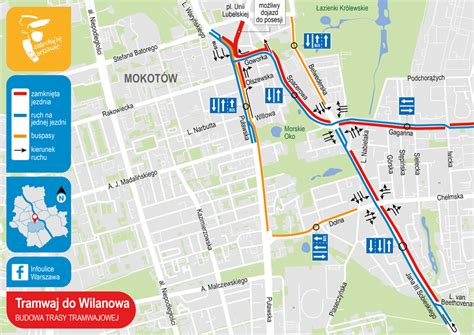 Warszawa Startuje budowa tramwaju do Wilanowa Bez tramwajów na