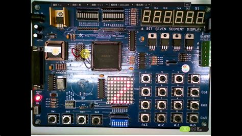 Vhdl教學7－點矩陣led動畫顯示 Section1 Youtube