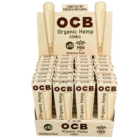 Ocb Organic Hemp Cones 6 Pack 1 1 4 Elevated Group Collective