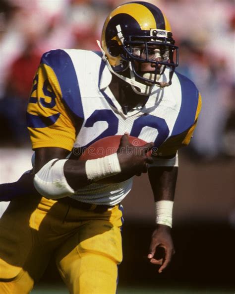 Eric Dickerson Oakland Los Angeles Raiders Editorial Stock Image