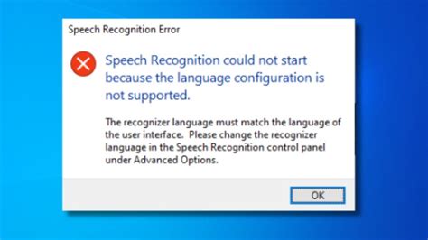 How To Fix Speech Recognition Could Not Start On Windows 1110 Youtube